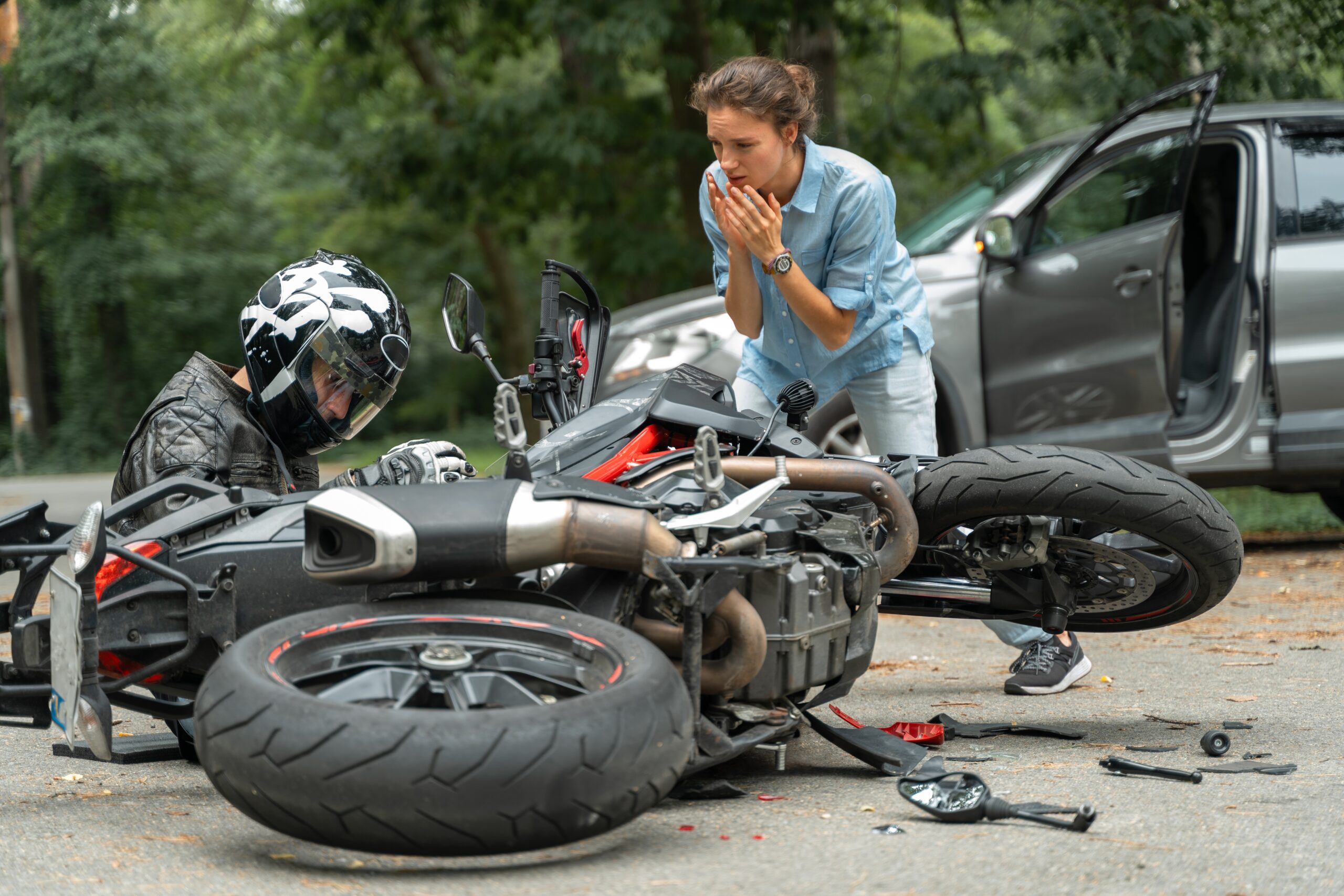 Recover Damages If Road Debris Caused My Motorcycle Accident?